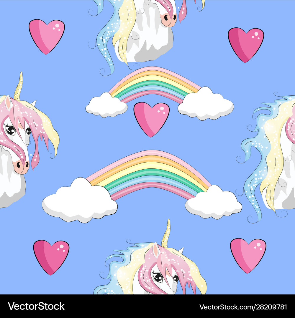 Seamless pattern with trendy cartoon patches Vector Image