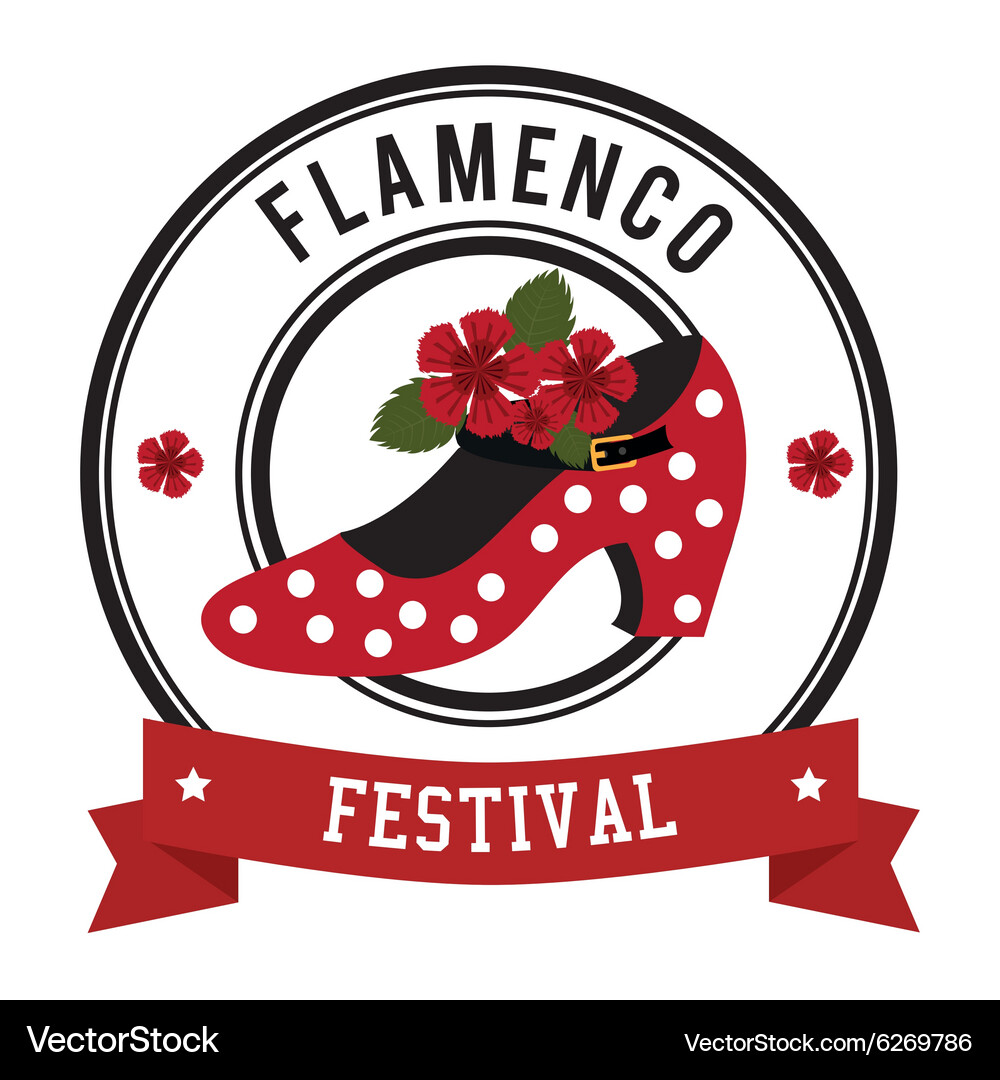 Flamenco culture design Royalty Free Vector Image