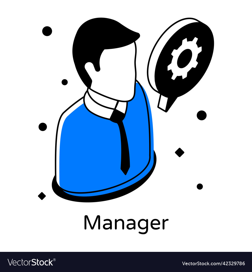 Manager Royalty Free Vector Image - VectorStock