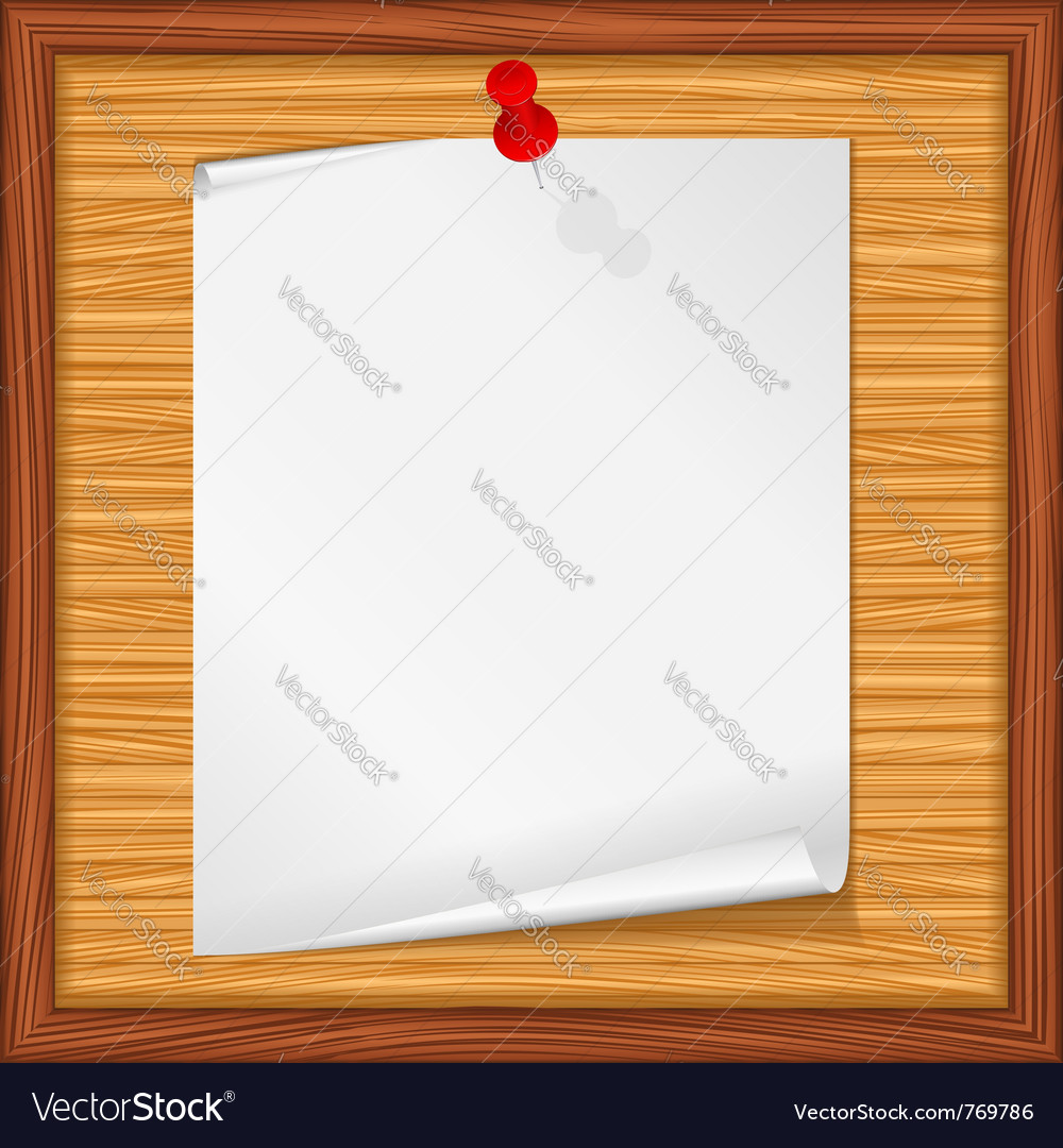 Paper note Royalty Free Vector Image - VectorStock