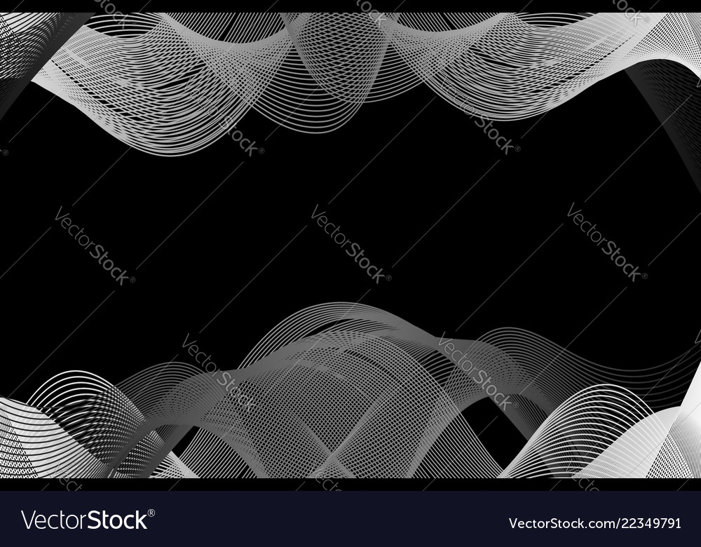 Abstract wave lines Royalty Free Vector Image - VectorStock