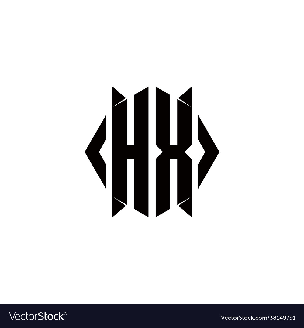 Fc logo monogram with shield shape designs Vector Image