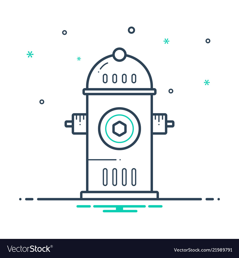 Fire hydrant Royalty Free Vector Image - VectorStock
