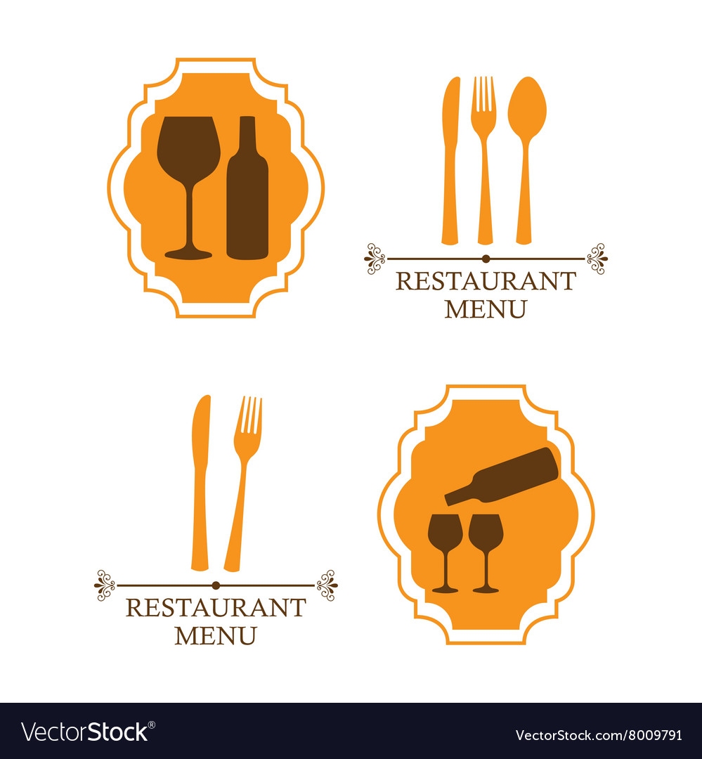 Menu restaurant design Royalty Free Vector Image