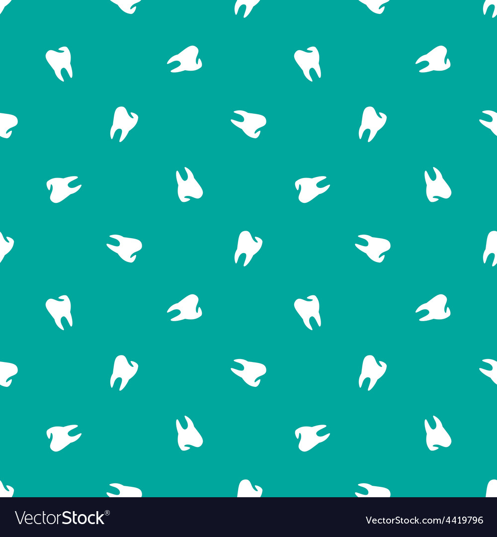 Minimalistic teeth seamless pattern Royalty Free Vector