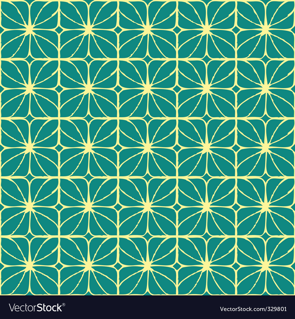 Floral tile pattern Royalty Free Vector Image - VectorStock