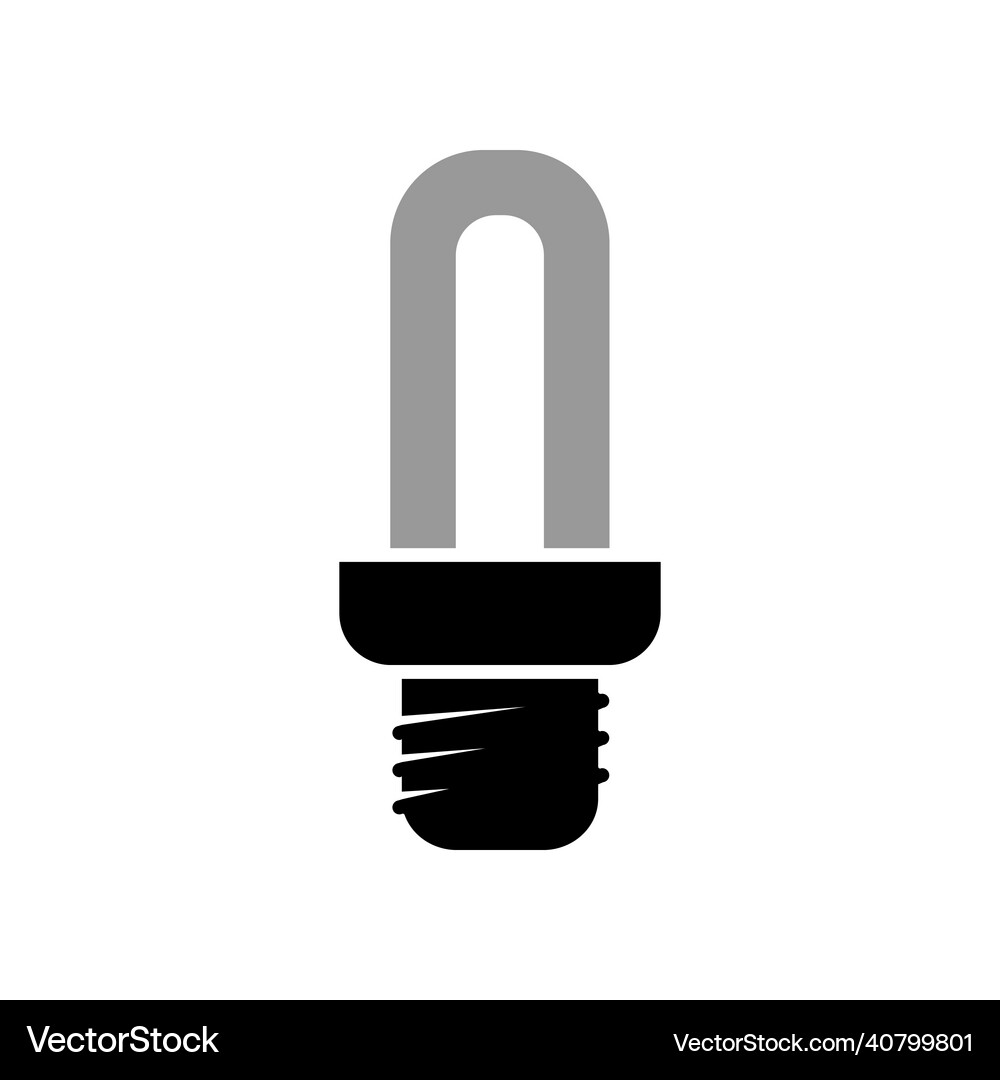 Graphic of bulb lamp icon Royalty Free Vector Image