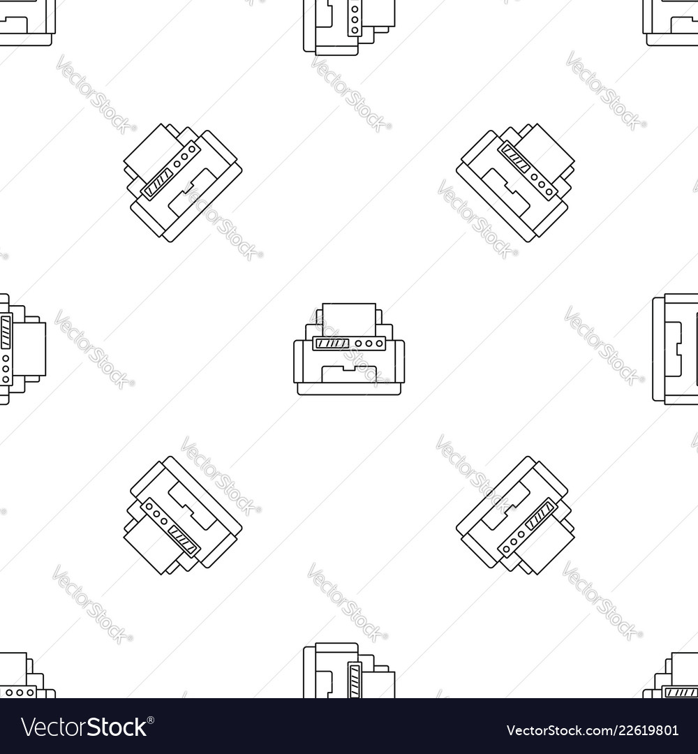 Laser printer pattern seamless Royalty Free Vector Image
