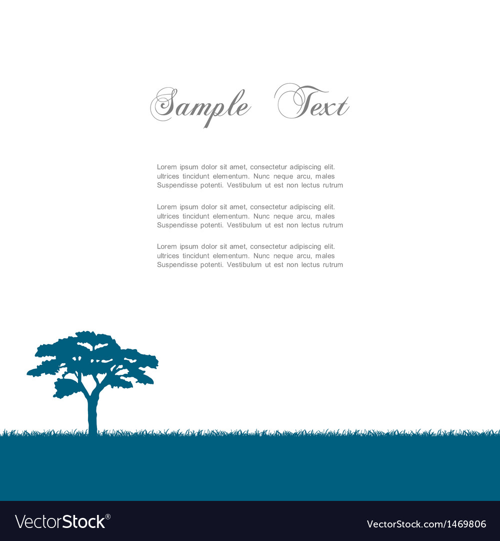 Tree Royalty Free Vector Image - VectorStock