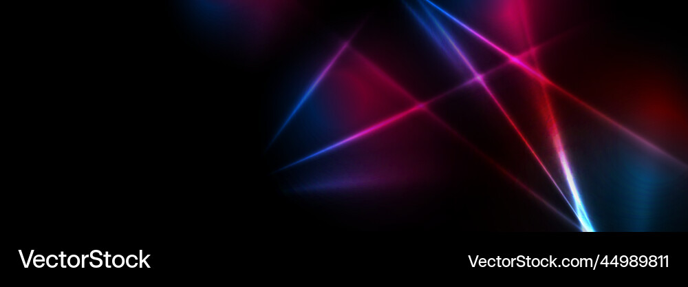 Abstract colorful laser show neon Royalty Free Vector Image