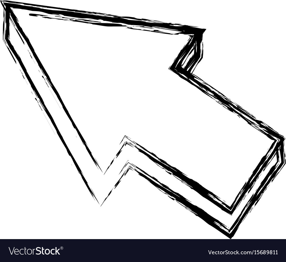 Arrow cursor direction pointer click Royalty Free Vector Arrow cursor direction pointer click Royalty Free Vector