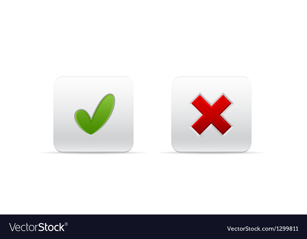 Check marks for web Royalty Free Vector Image - VectorStock