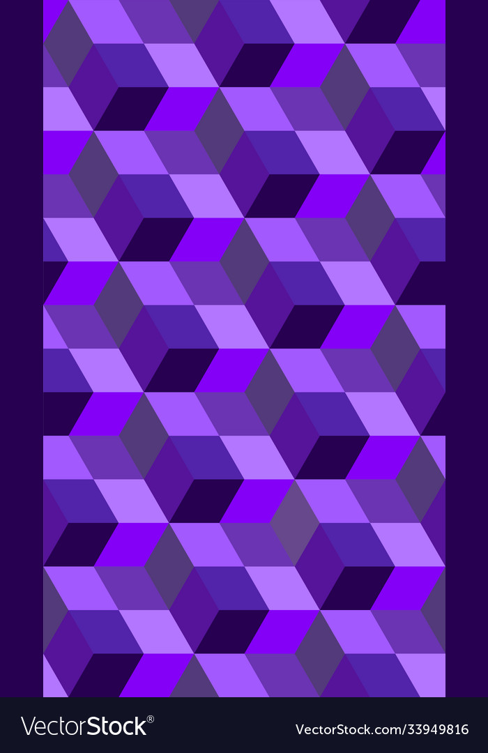 Abstract cube endless seamless pattern Royalty Free Vector