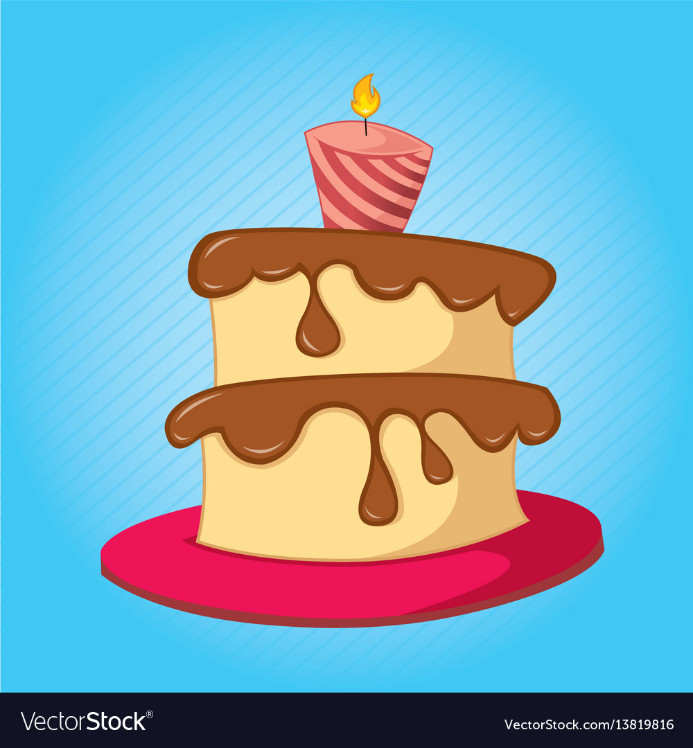 Cake Royalty Free Vector Image - VectorStock