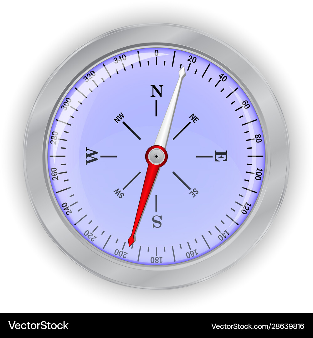 Compass Navigational Equipment Royalty Free Vector Image