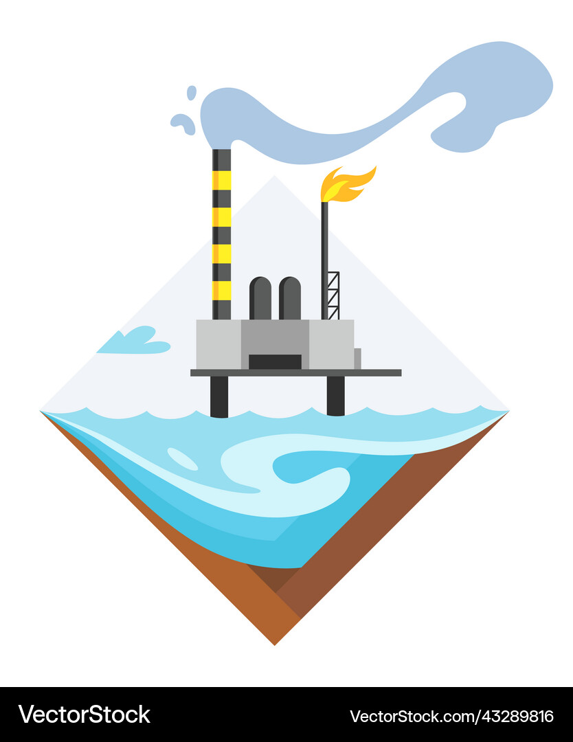 Generation energy type icon power station sign Vector Image