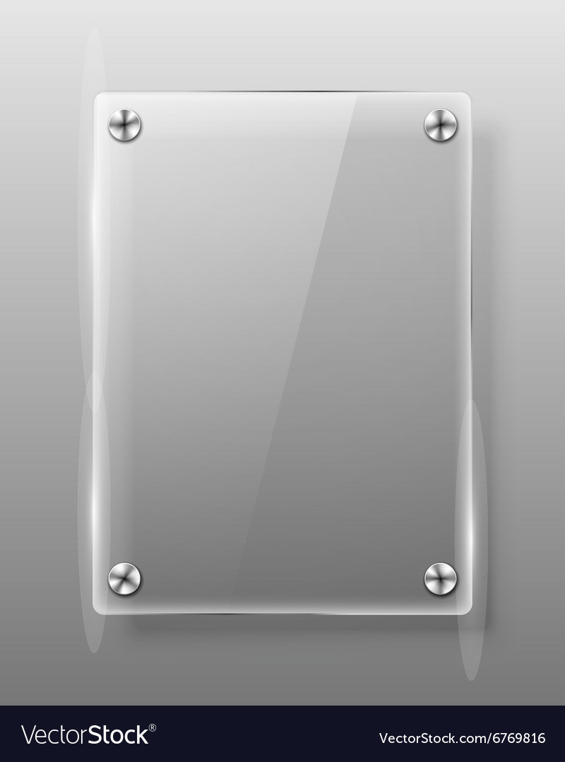 Glass framework Royalty Free Vector Image - VectorStock