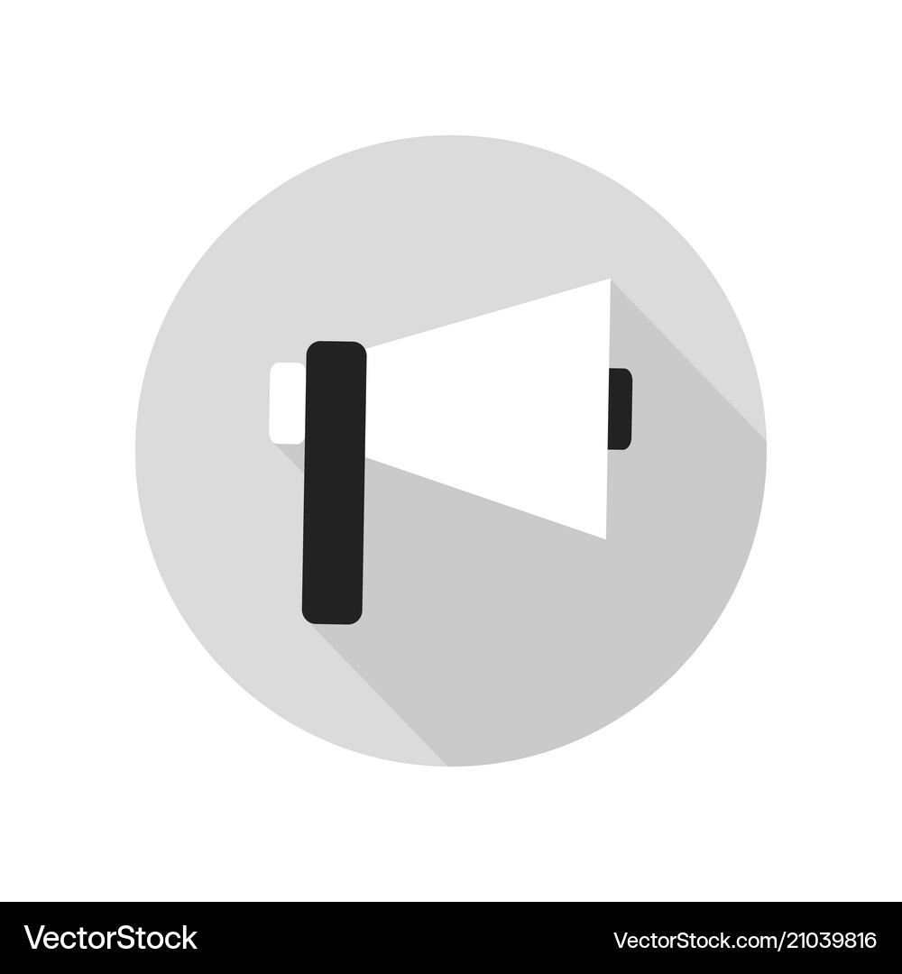 Loudspeaker icon speaker sign and symbol Vector Image