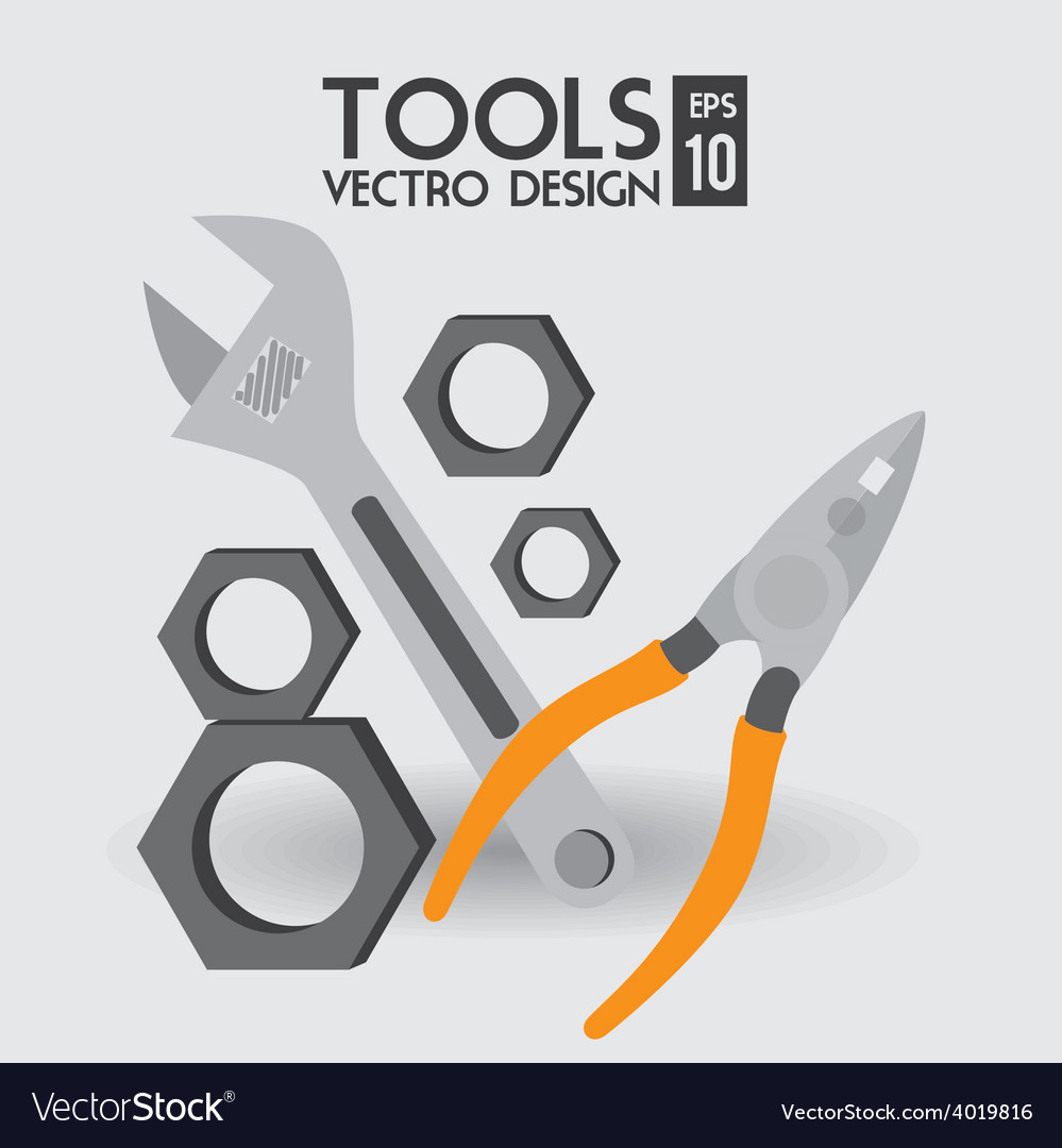 Tools design Royalty Free Vector Image - VectorStock