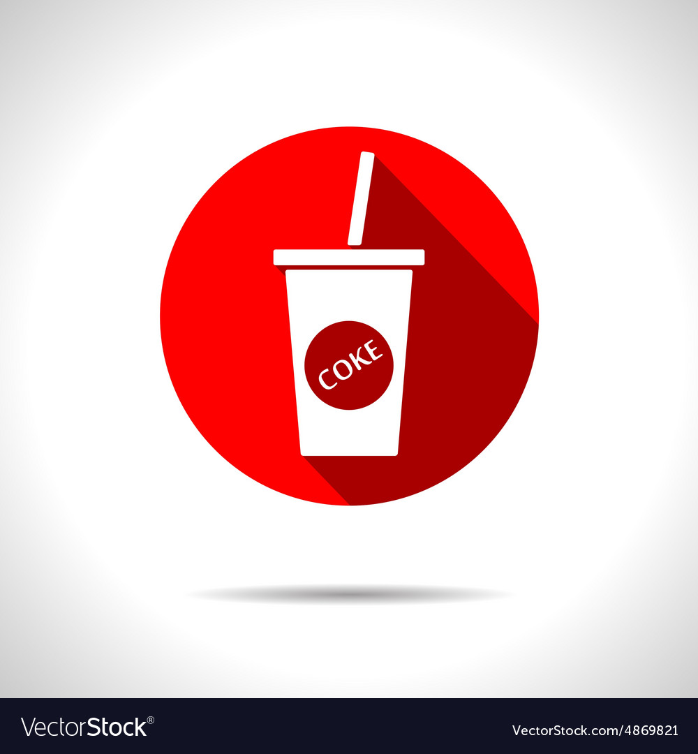 Cola icon eps10 Royalty Free Vector Image - VectorStock