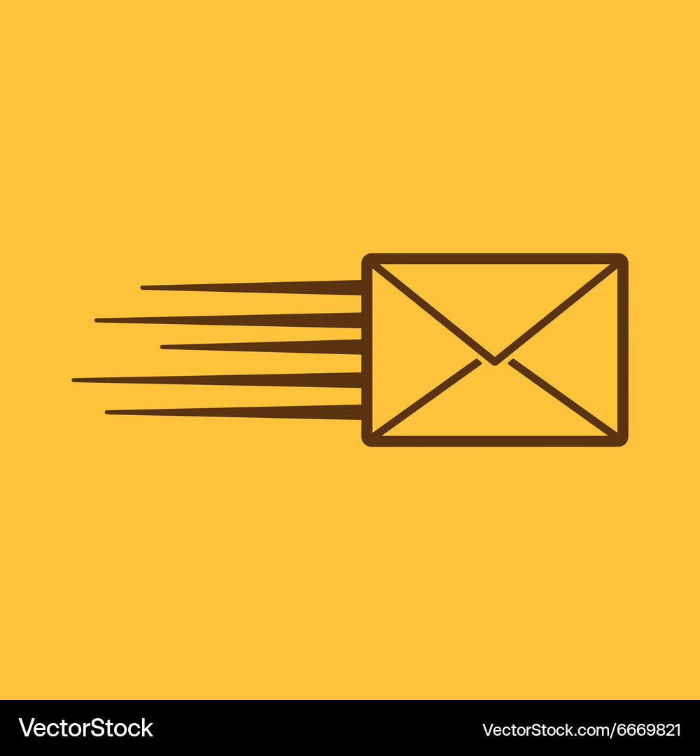 Symbol-Mail-Symbol aktivieren Lizenzfreies Vektorbild