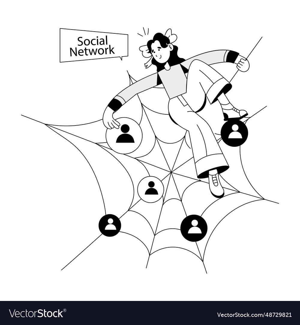 Social circle Royalty Free Vector Image - VectorStock