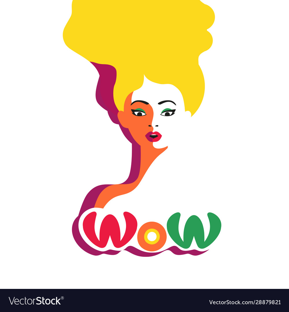 Wow expression Royalty Free Vector Image - VectorStock