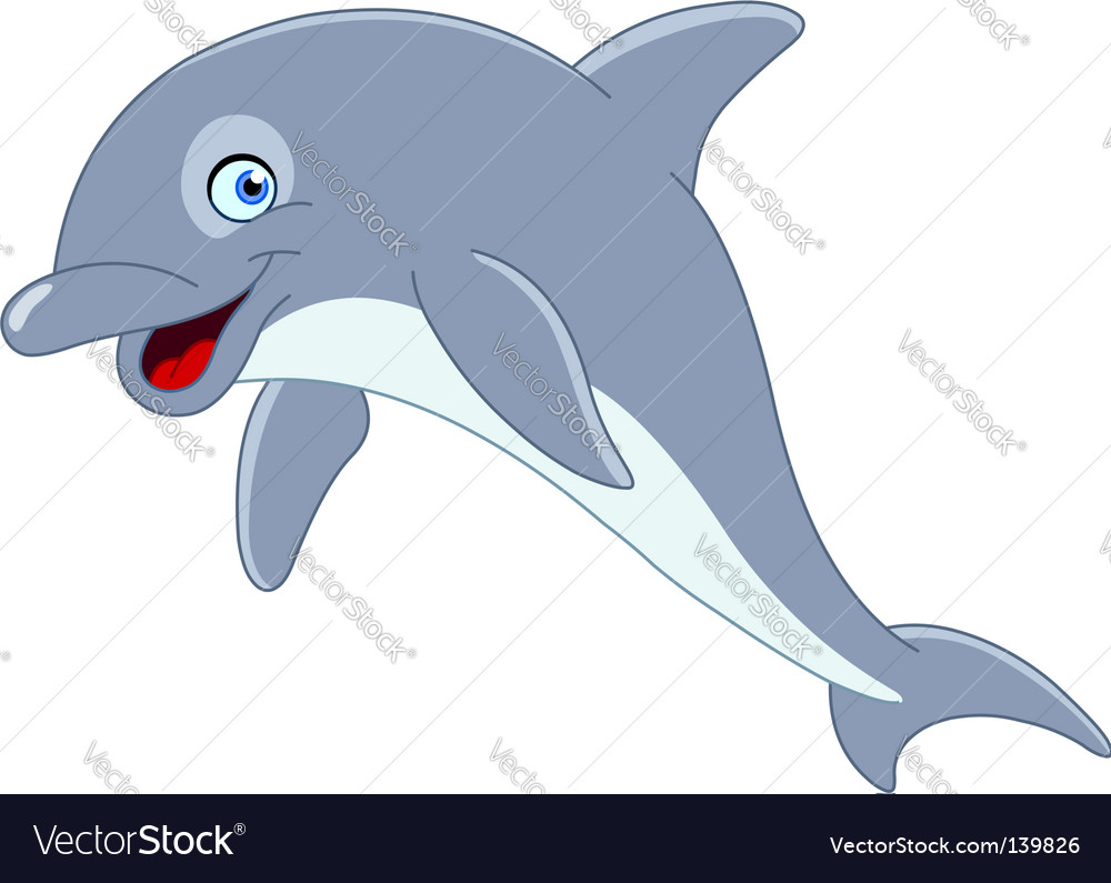 Dolphin Royalty Free Vector Image - VectorStock