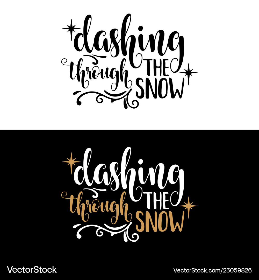 Hand lettering christmas quote Royalty Free Vector Image