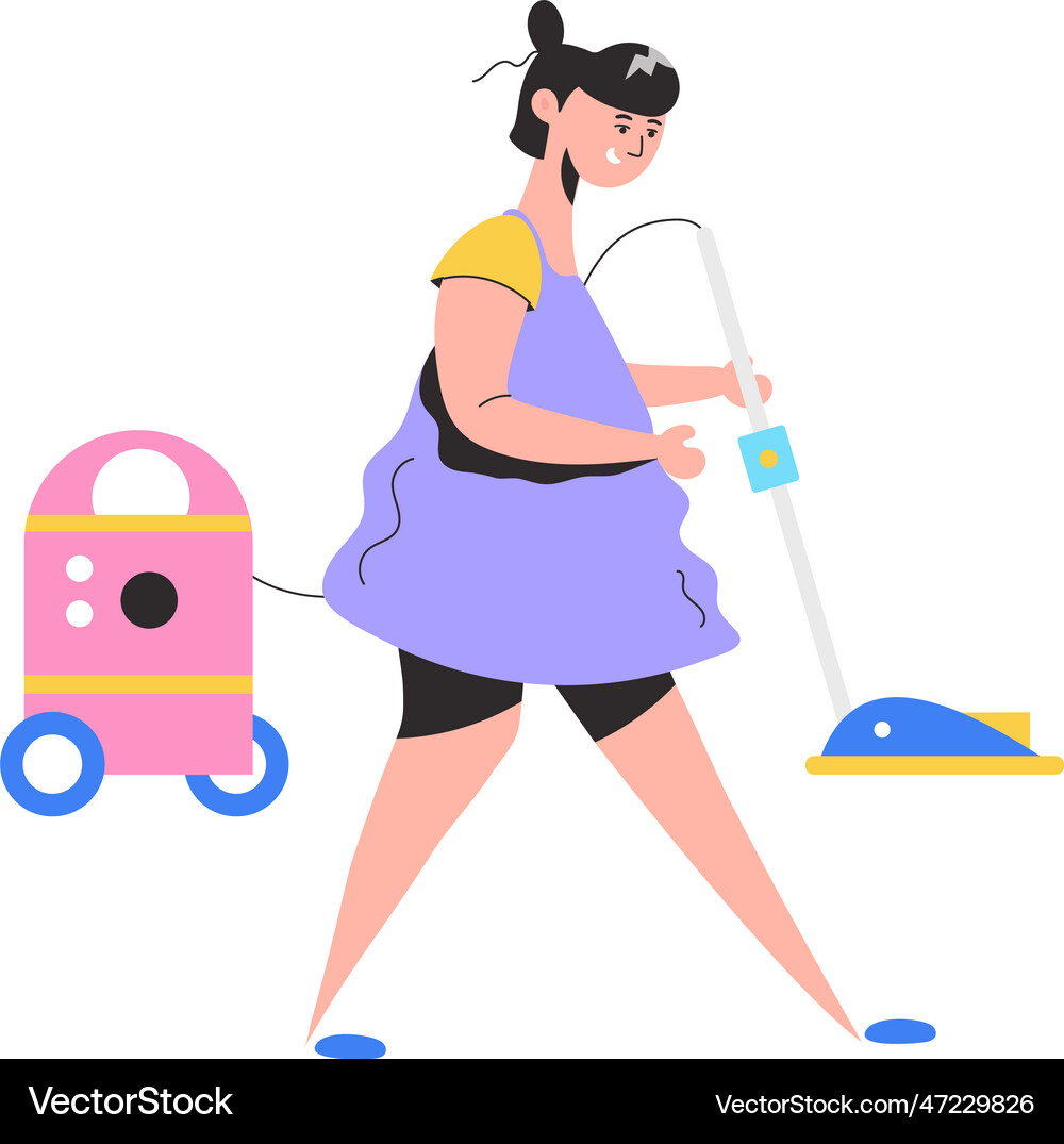 Housemaid Royalty Free Vector Image - VectorStock