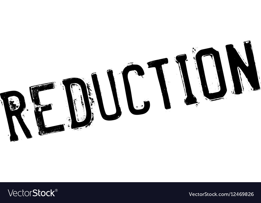 Reduction rubber stamp Royalty Free Vector Image