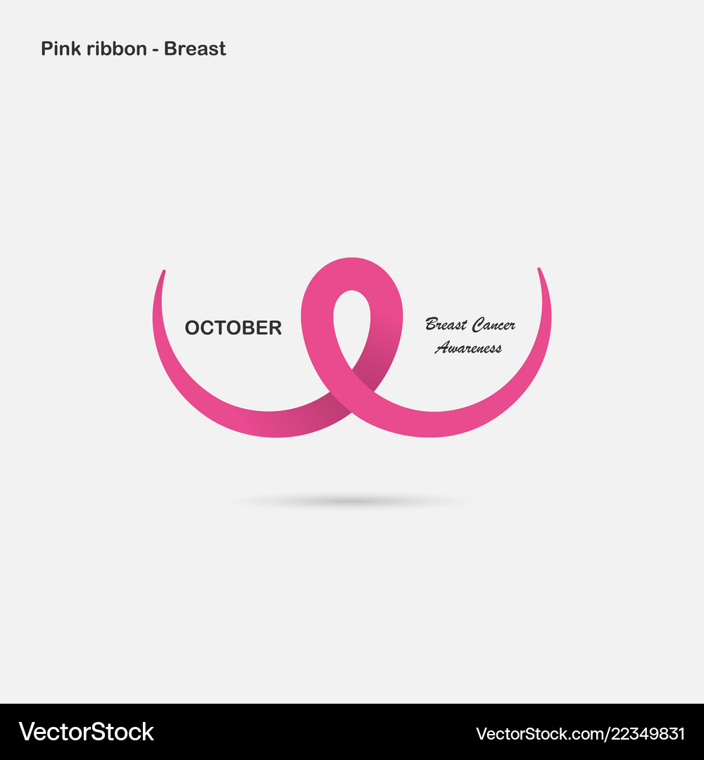 Breast cancer october awareness Royalty Free Vector Image