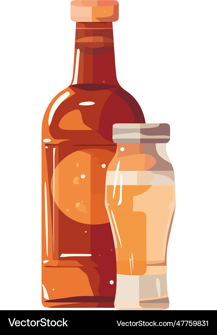 Wine bottle design celebration and freshness Vector Image