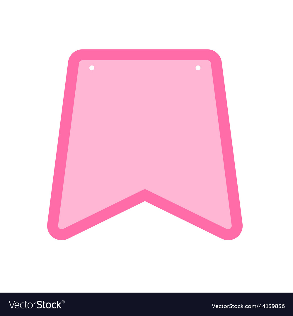 Bunting flag different flag shapes used Royalty Free Vector Bunting flag different flag shapes used Royalty Free Vector
