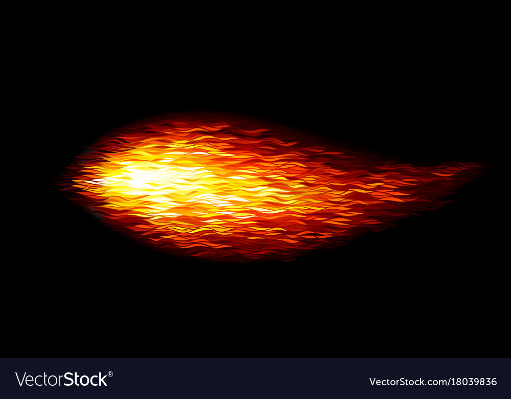 Fireball Royalty Free Vector Image - VectorStock