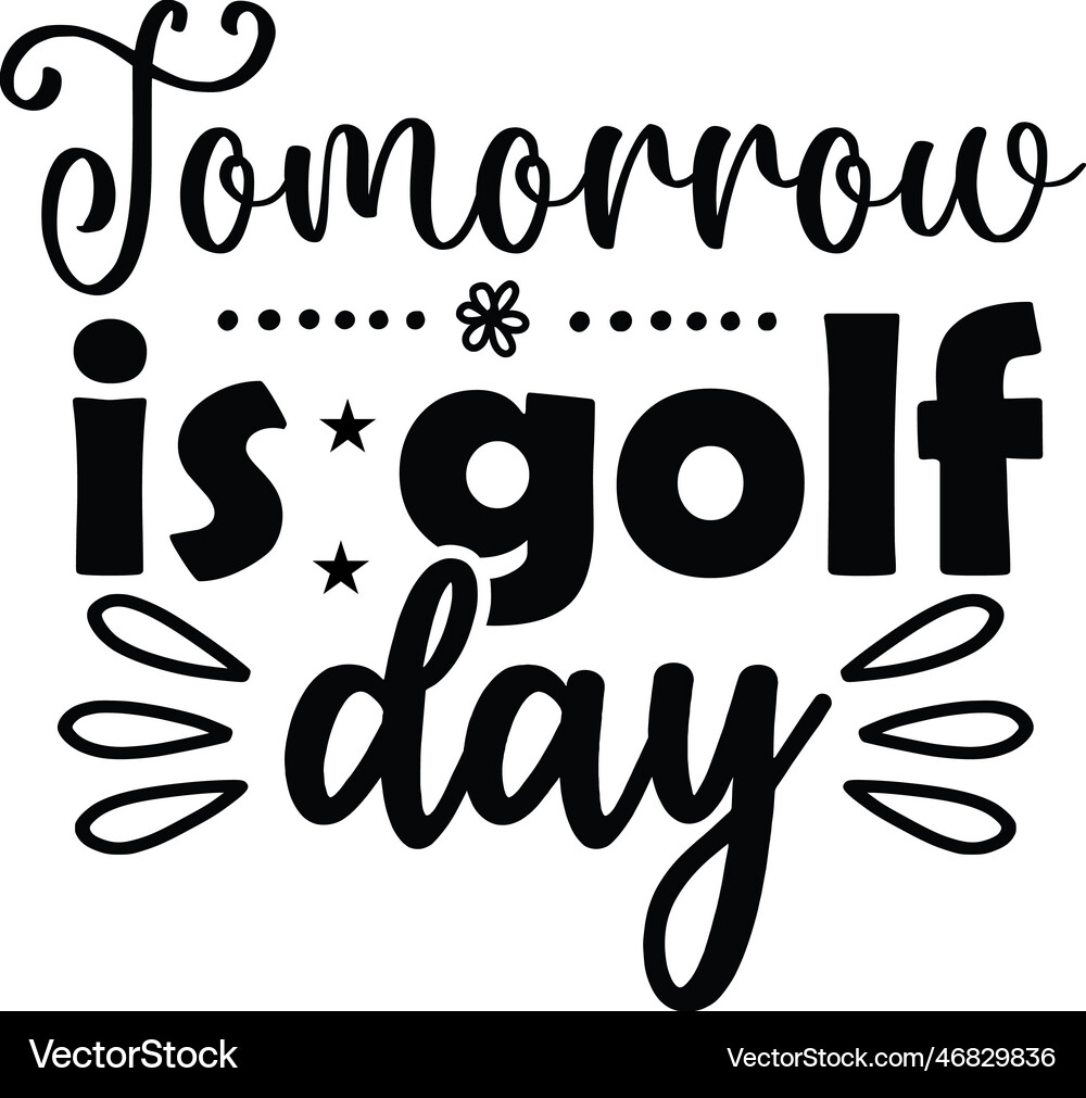 Golf svg t shirt design Royalty Free Vector Image