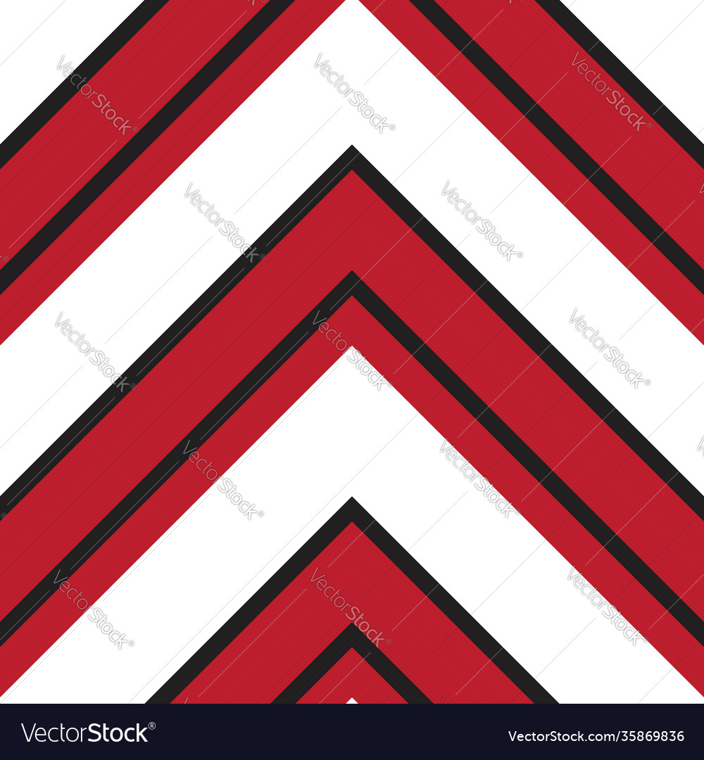 Red chevron diagonal stripes seamless pattern Vector Image