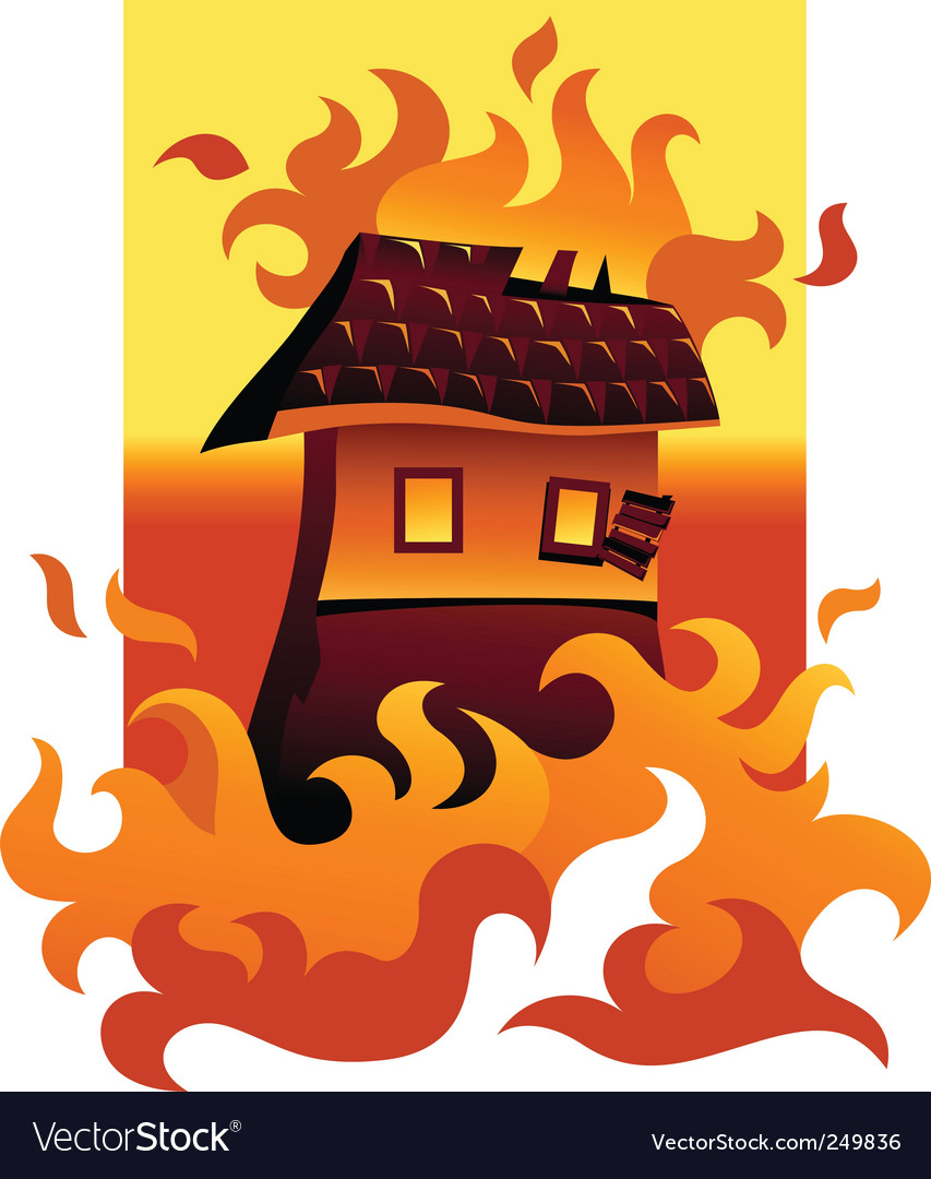 Wildfire Royalty Free Vector Image - VectorStock