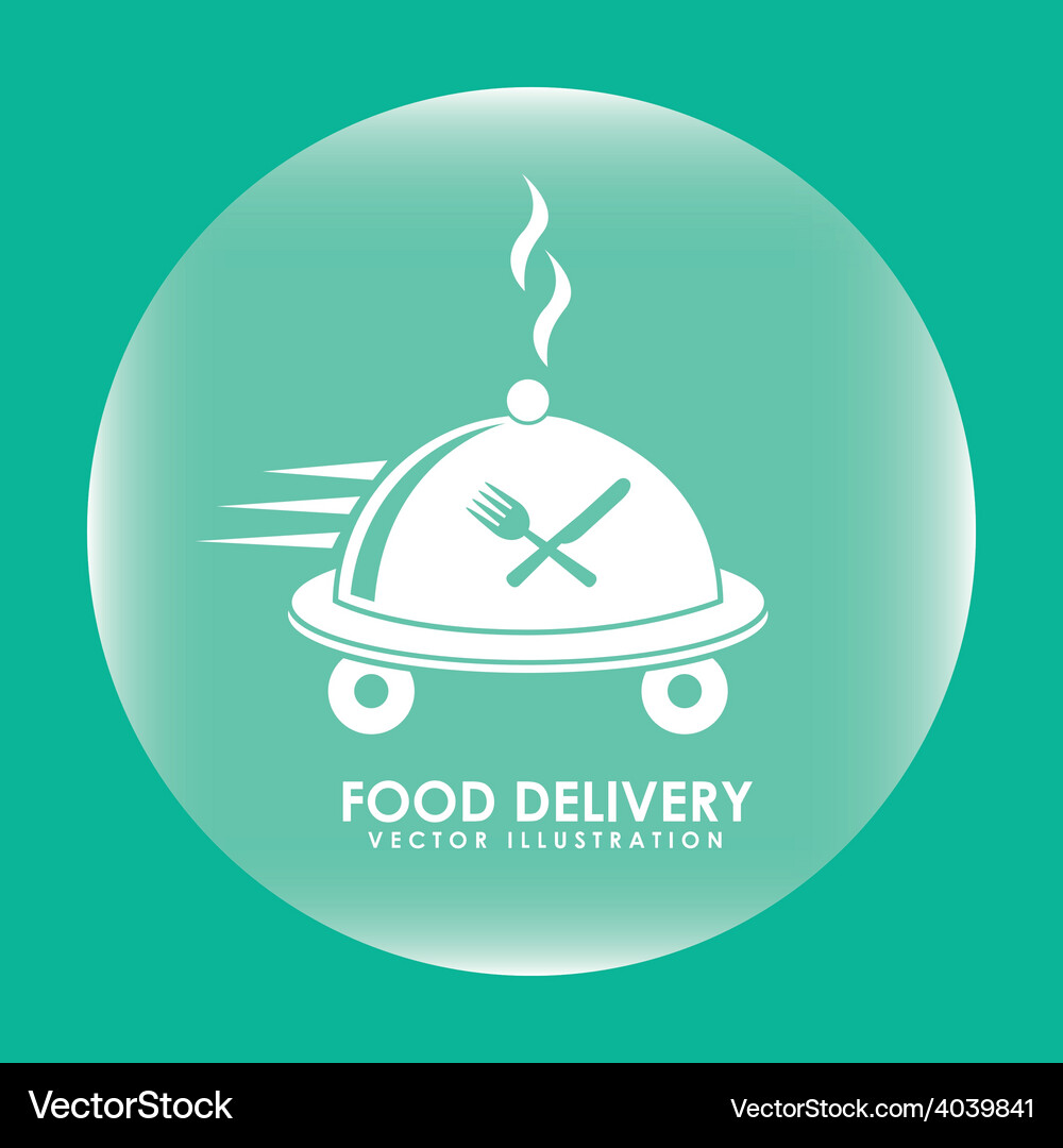 Food Delivery Concept Royalty Free Vector Image