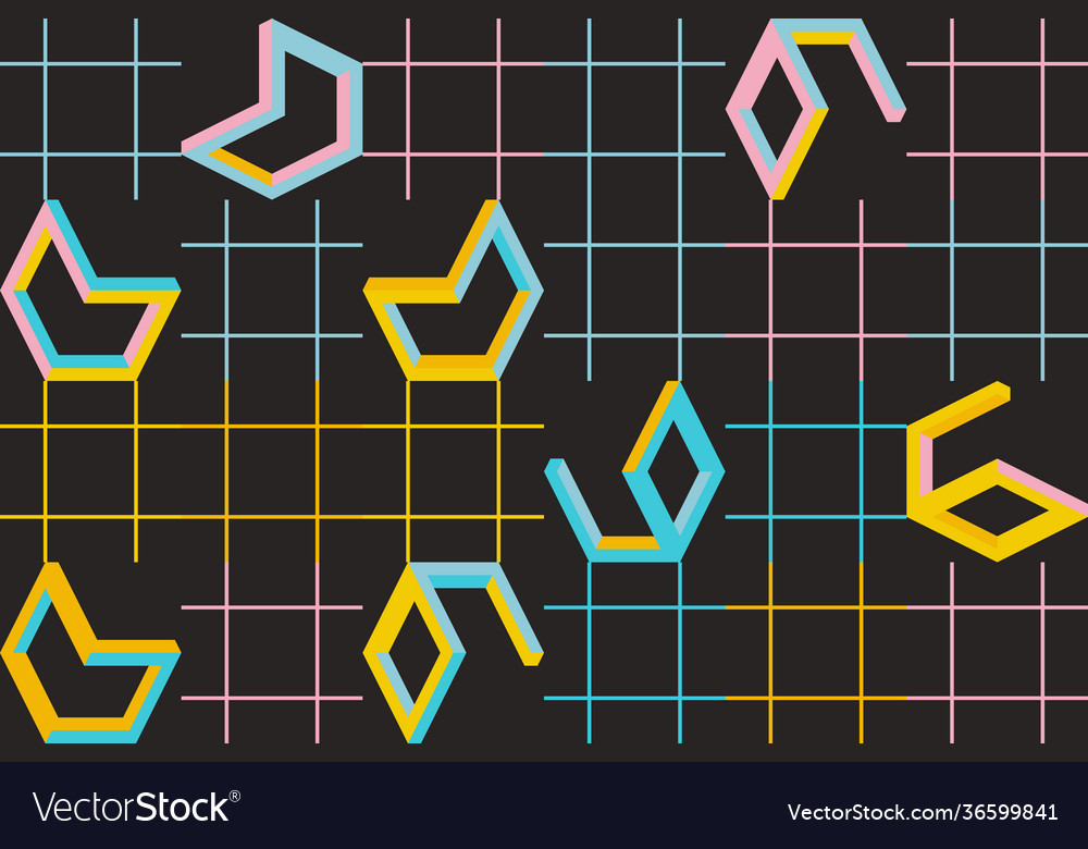 Geometric abstract elements design Royalty Free Vector Image