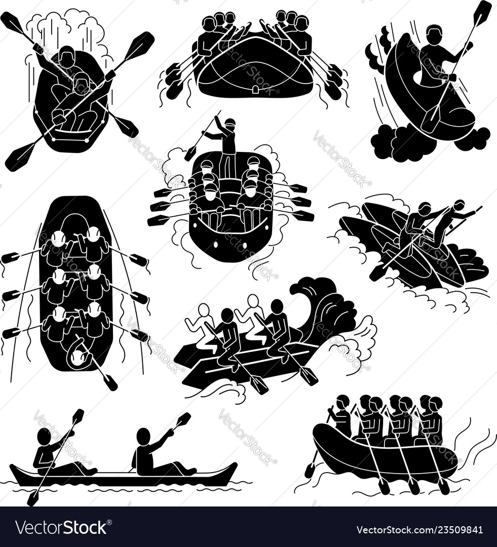 Rafting icons set simple style Royalty Free Vector Image Rafting icons set simple style Royalty Free Vector Image