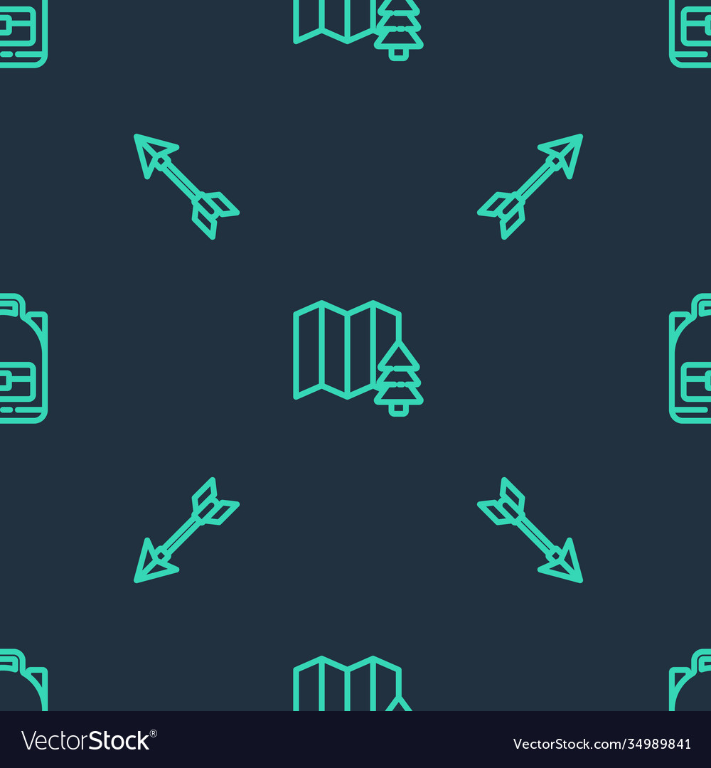 Set line location forest hipster arrow Royalty Free Vector Set line location forest hipster arrow Royalty Free Vector