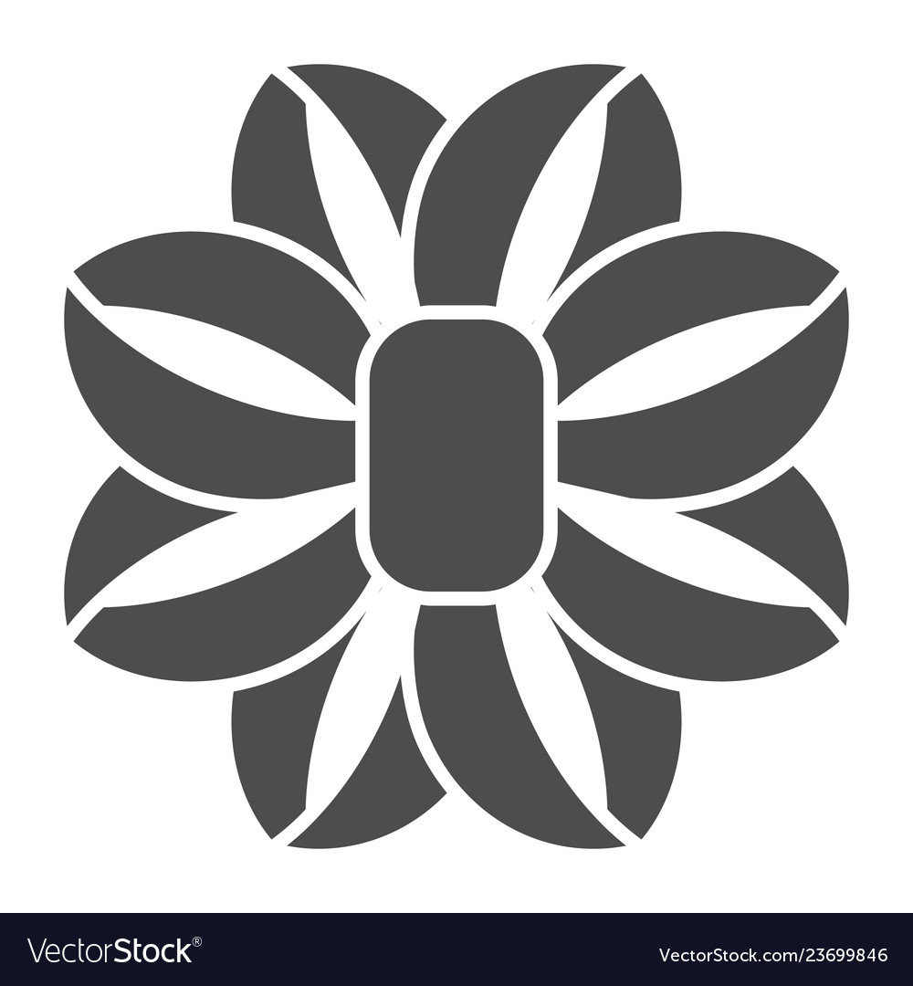 Present bow solid icon festive Royalty Free Vector Image