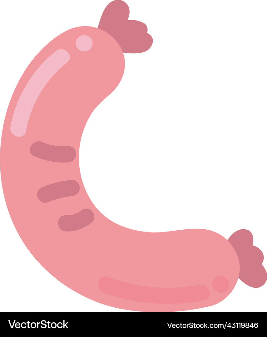 Sausage food icon Royalty Free Vector Image - VectorStock