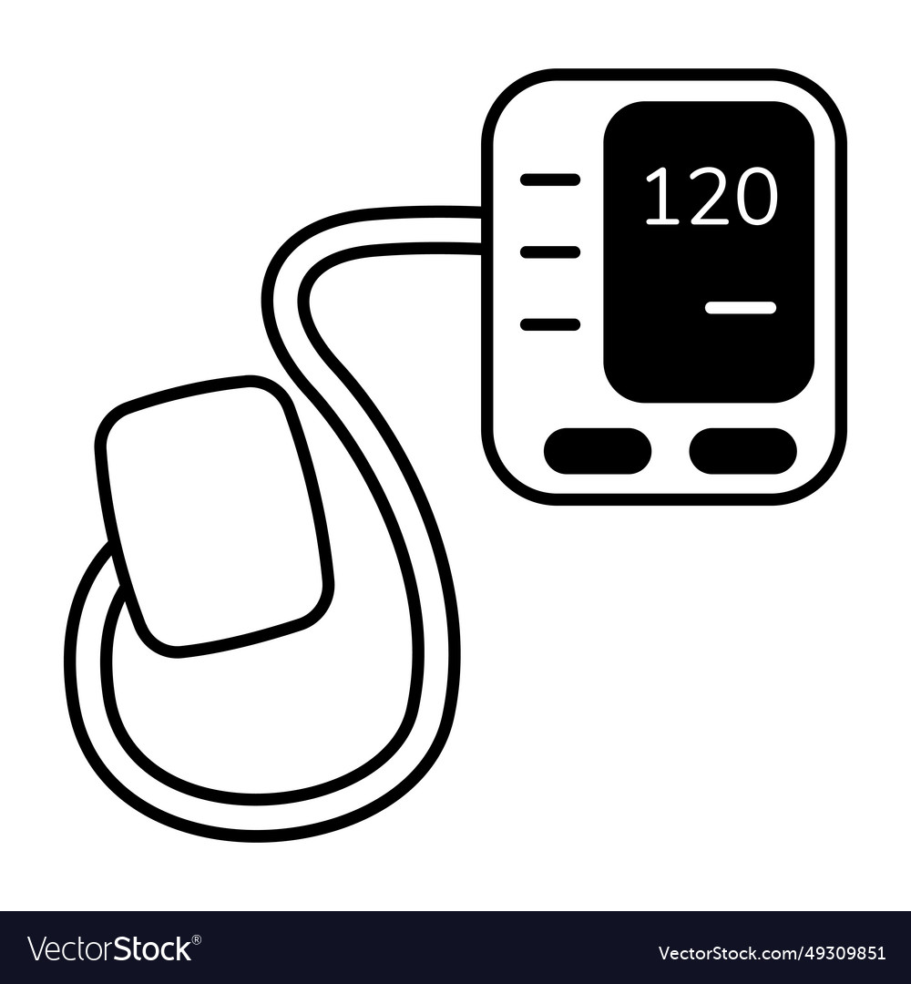 Bp machine Royalty Free Vector Image - VectorStock