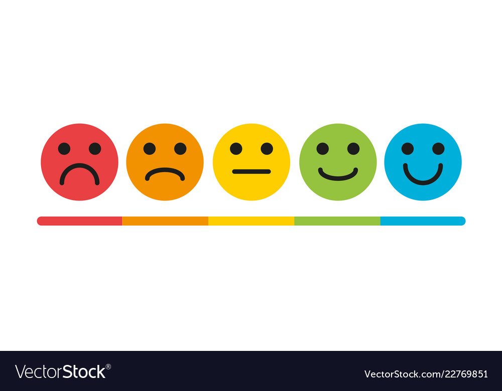 Emoji colored flat icons set Royalty Free Vector Image