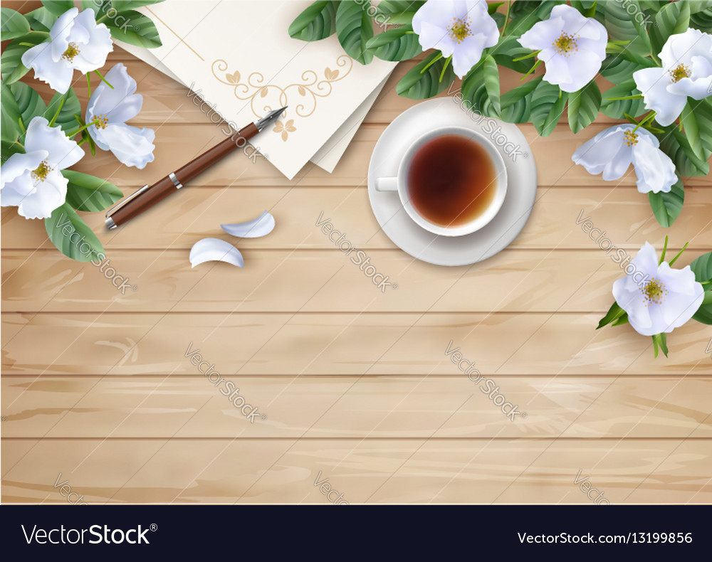 Flat lay composition Royalty Free Vector Image
