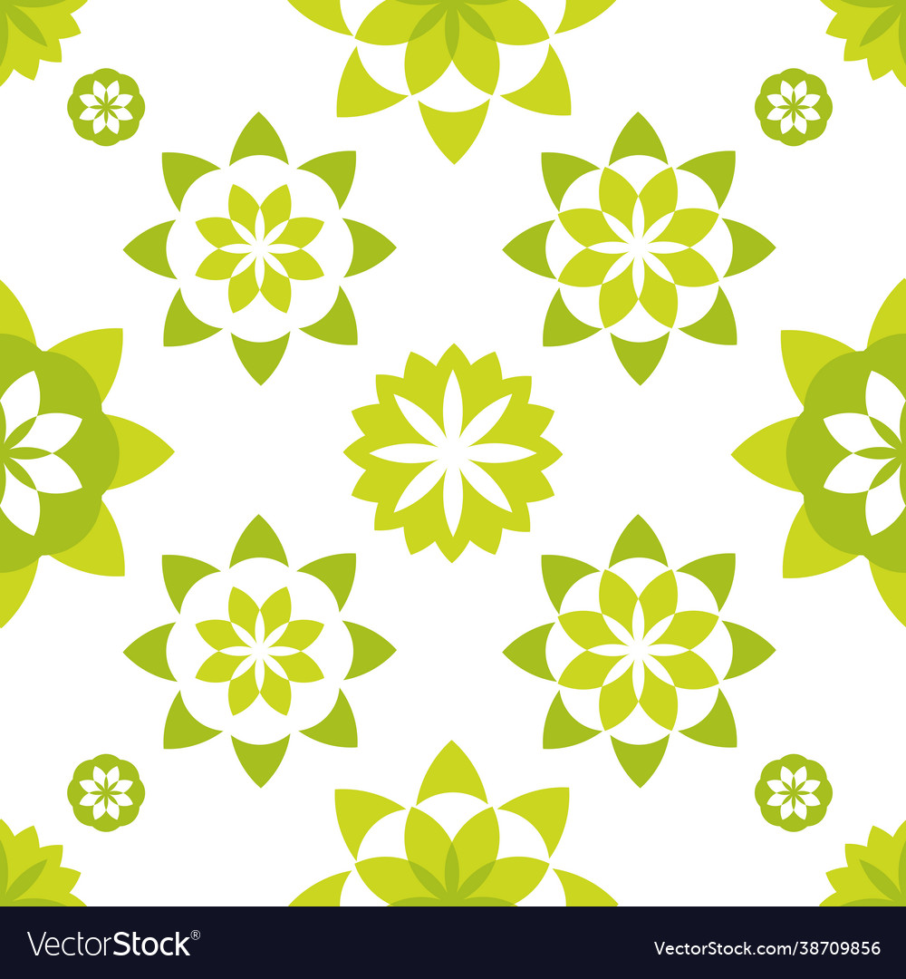 Spring flower seamless pattern beautiful flower Vector Image