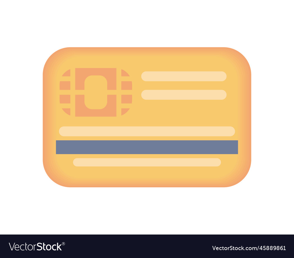 Bank card icon Royalty Free Vector Image - VectorStock