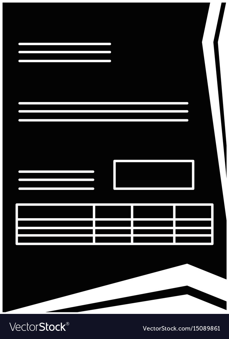 Document contract official Royalty Free Vector Image